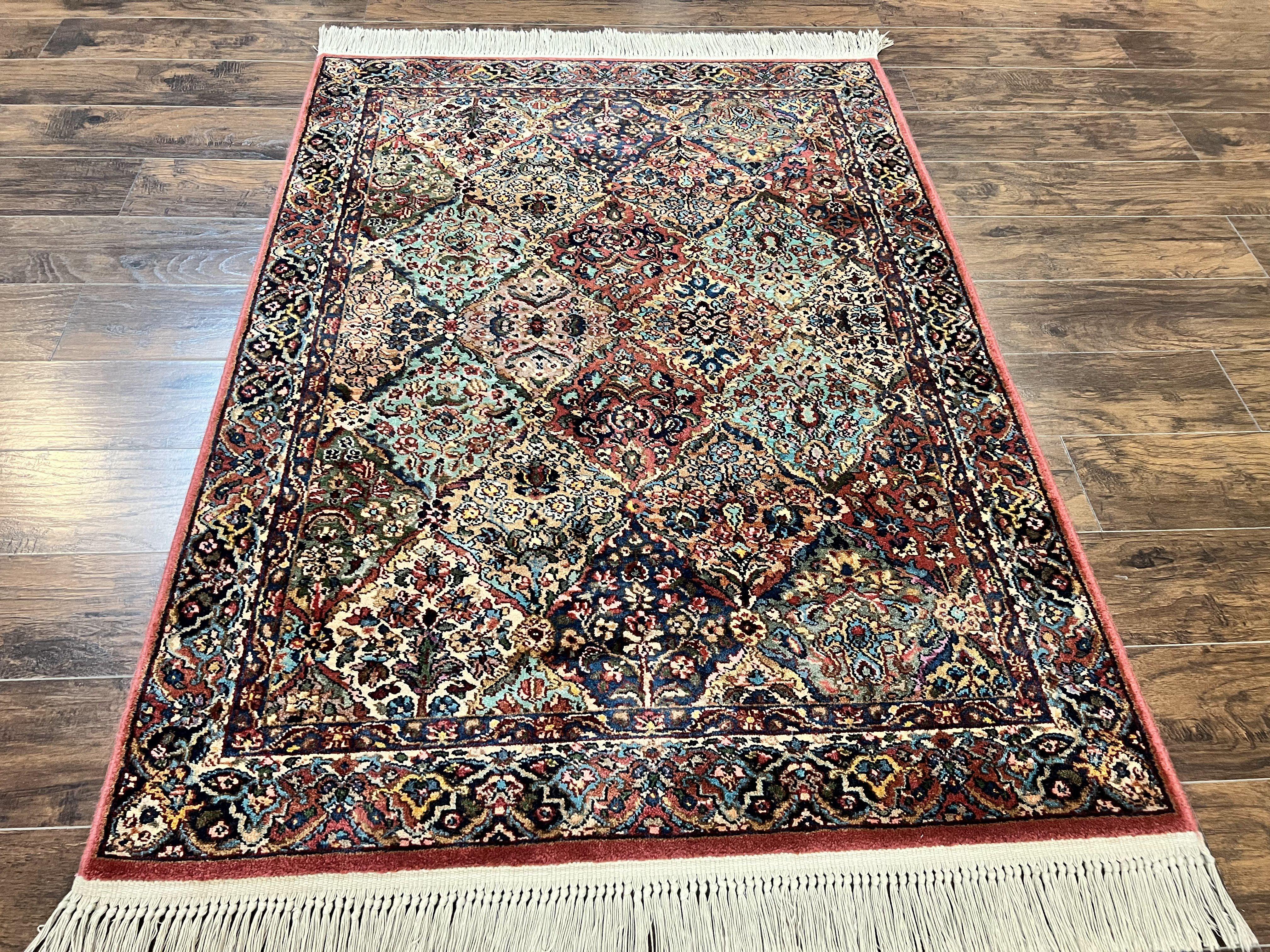 Karastan Rug 4x6 Multicolor Panel Kirman Rug #717, Wool Karastan Carpe ...