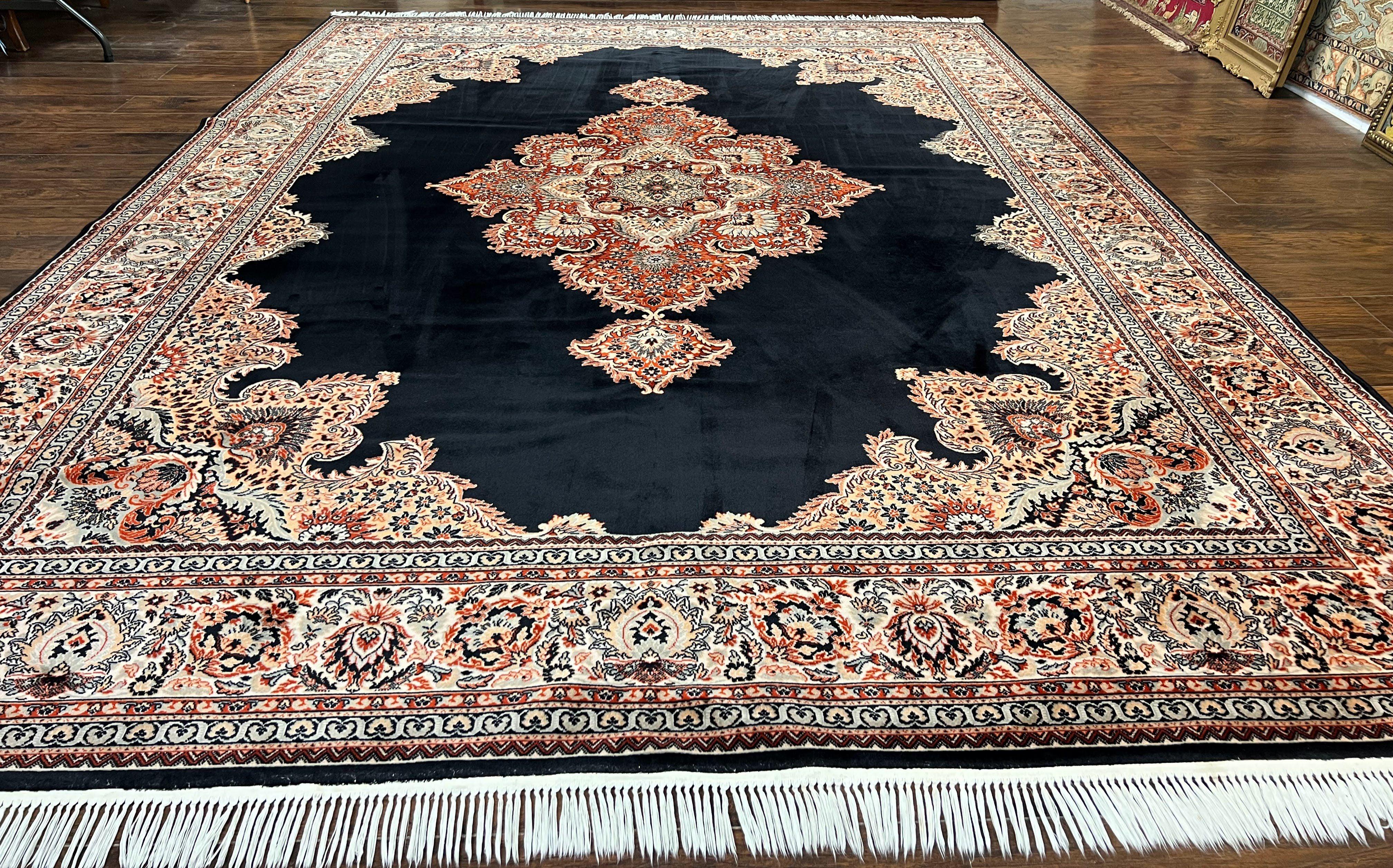 Karastan Rug 10x13, Karastan Ebony Kirman Rug, Room SIzed Wool Pile Vi ...